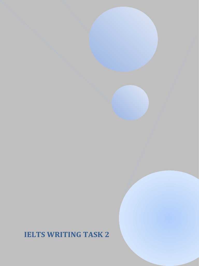 Ielts Writing Task 2 | PDF