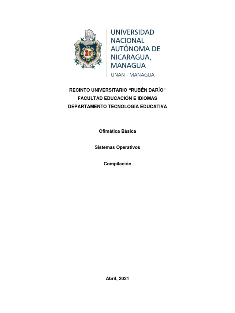 El Sistema Operativo - V2 | PDF | Ventana (informática) | Sistema operativo