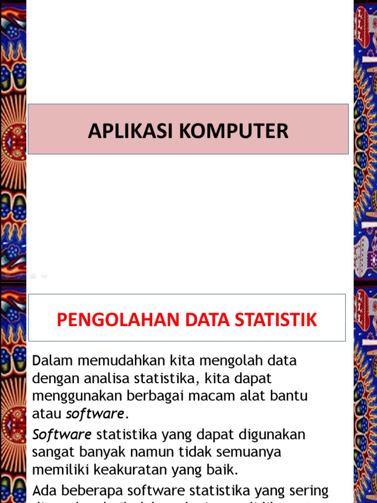Aplikom Excel | PDF | Metode & Bahan Ajar | Komputer