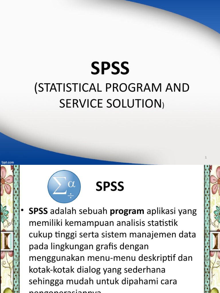 Aplikom SPSS | PDF | Metode & Bahan Ajar | Komputer