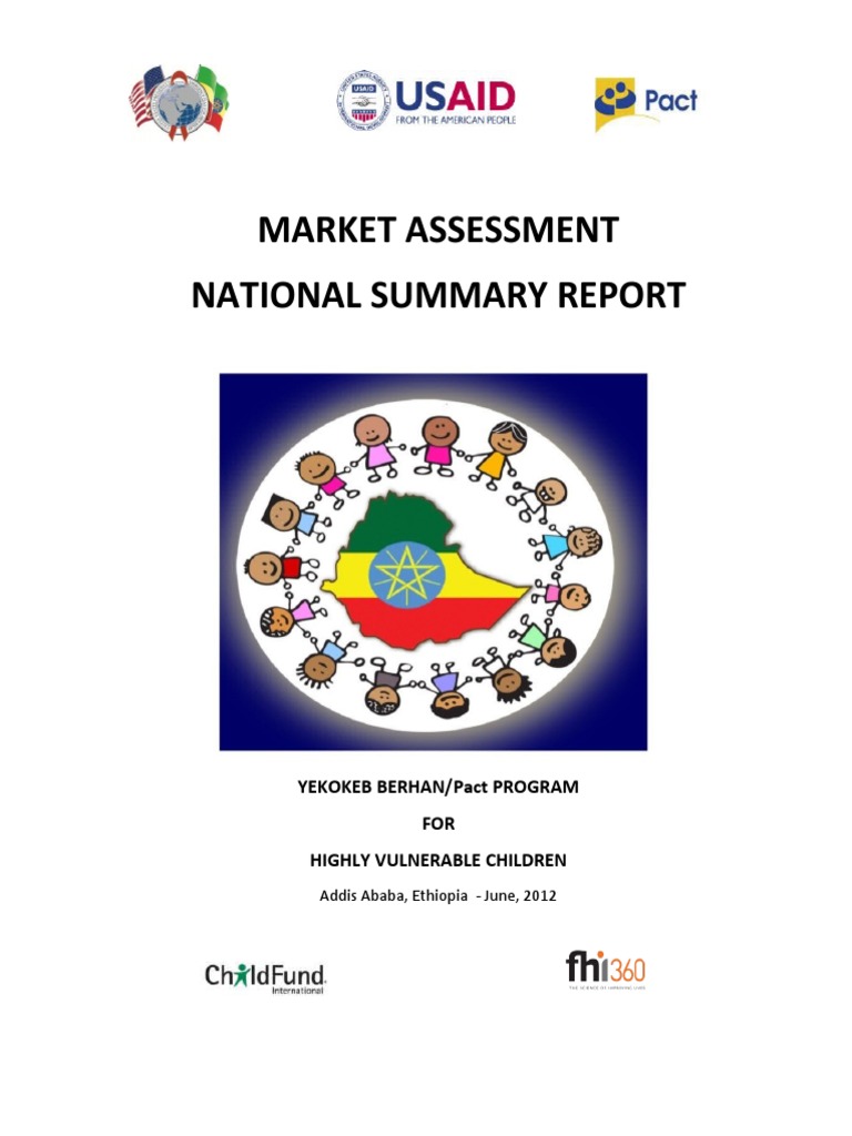 Yekokeb Berhan NATIONAL Market Assessment Summary Report (Revised July 2012) | PDF | Value ...