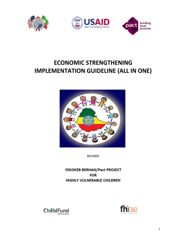 Yekokeb Berhan ES Implementation Guidelines (REVISED-All in One) | PDF | President's Emergency ...
