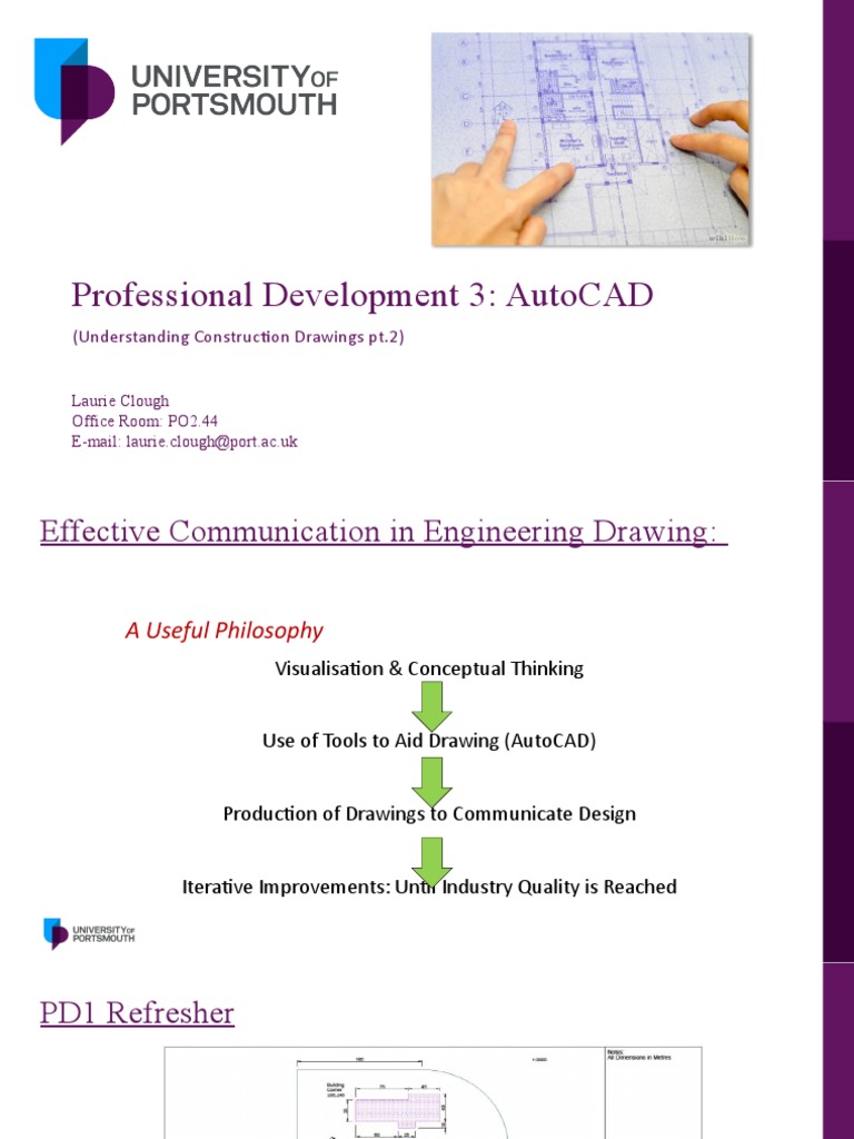 Construction Drawing AutoCAD PT 2 20 - 21 | PDF | Drawing | Civil ...