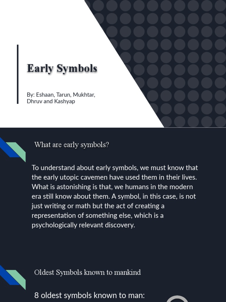 Early Symbols PPT Project | PDF
