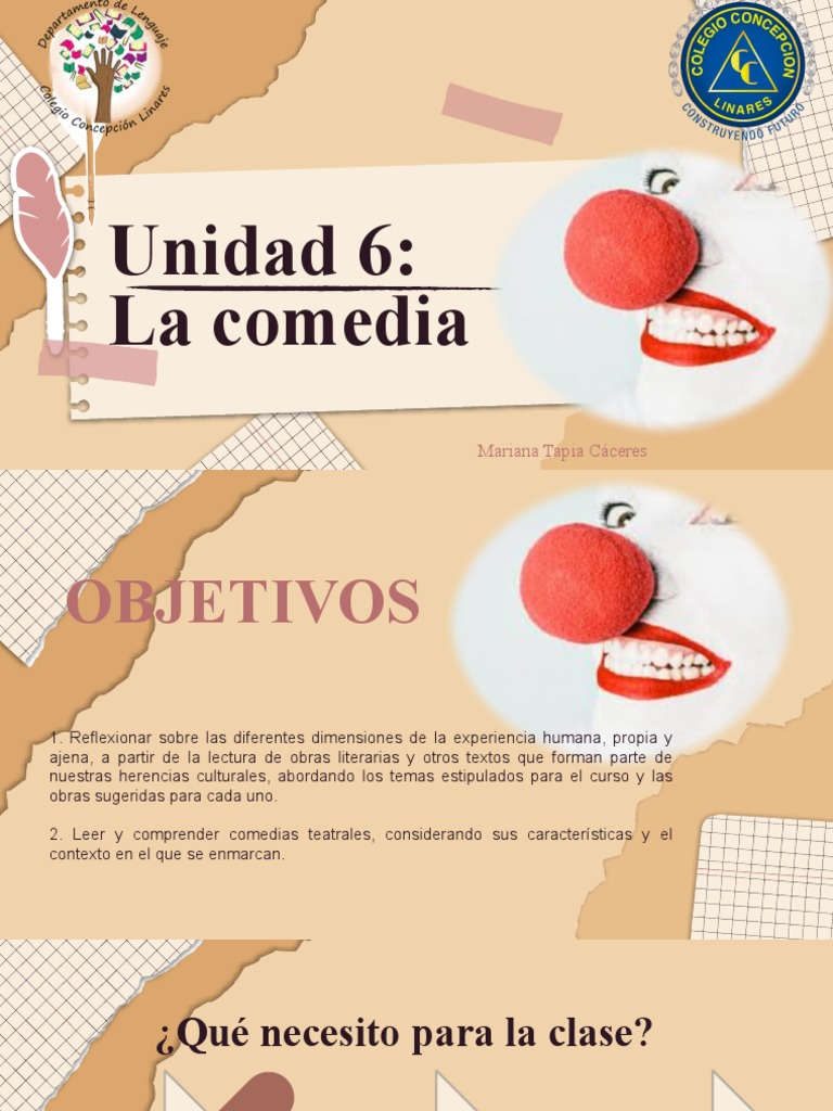Unidad 6 8 Comedia | PDF | Comedia | Teatro