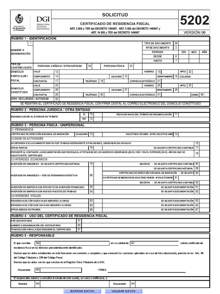 Formulario 5202 | PDF