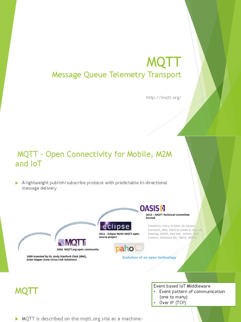 2016 2017 Mit MQTT Lecture 2 | PDF | Quality Of Service ...