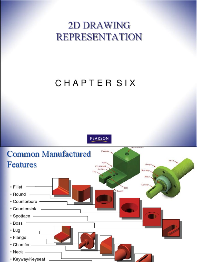 Lecture 06 2D DRAWING REPRESENTATION ppt06 | PDF | Technical Drawing ...