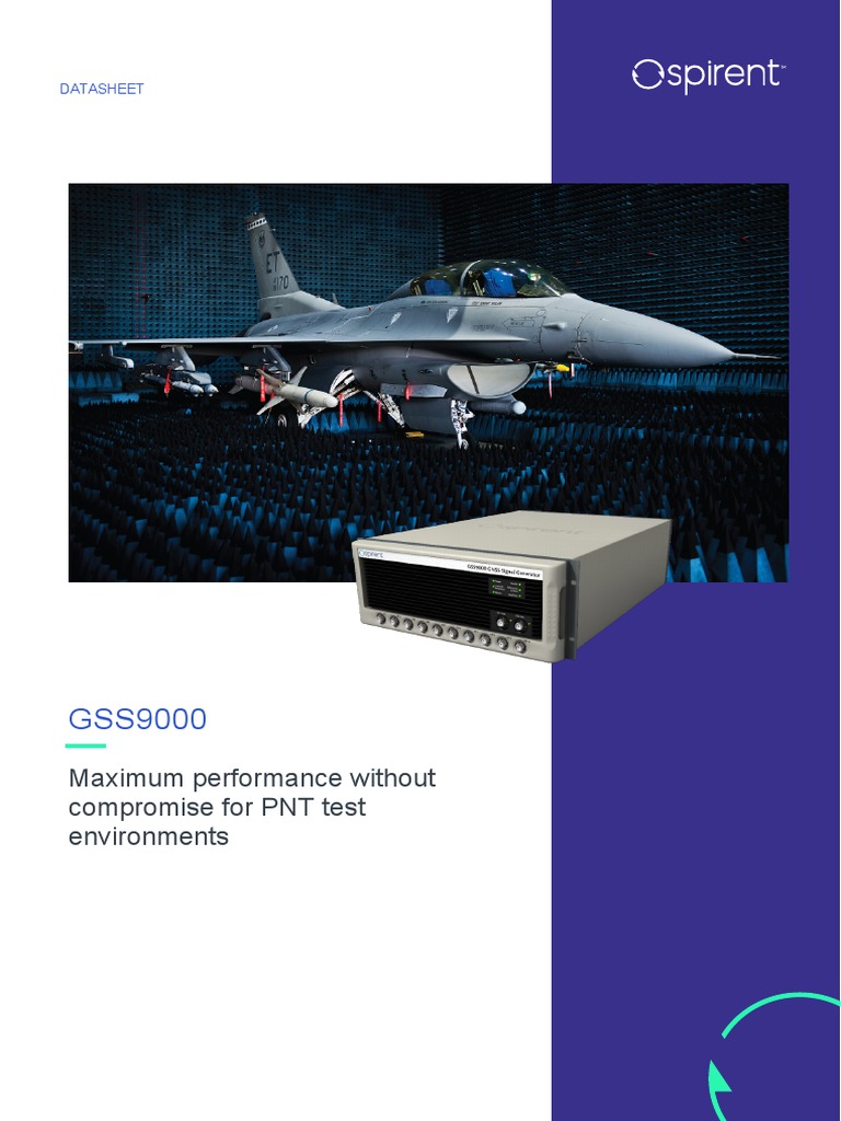 MS9000 Issue 6-00 GSS9000 Constellation Simulator Datasheet With Product Specification | PDF ...