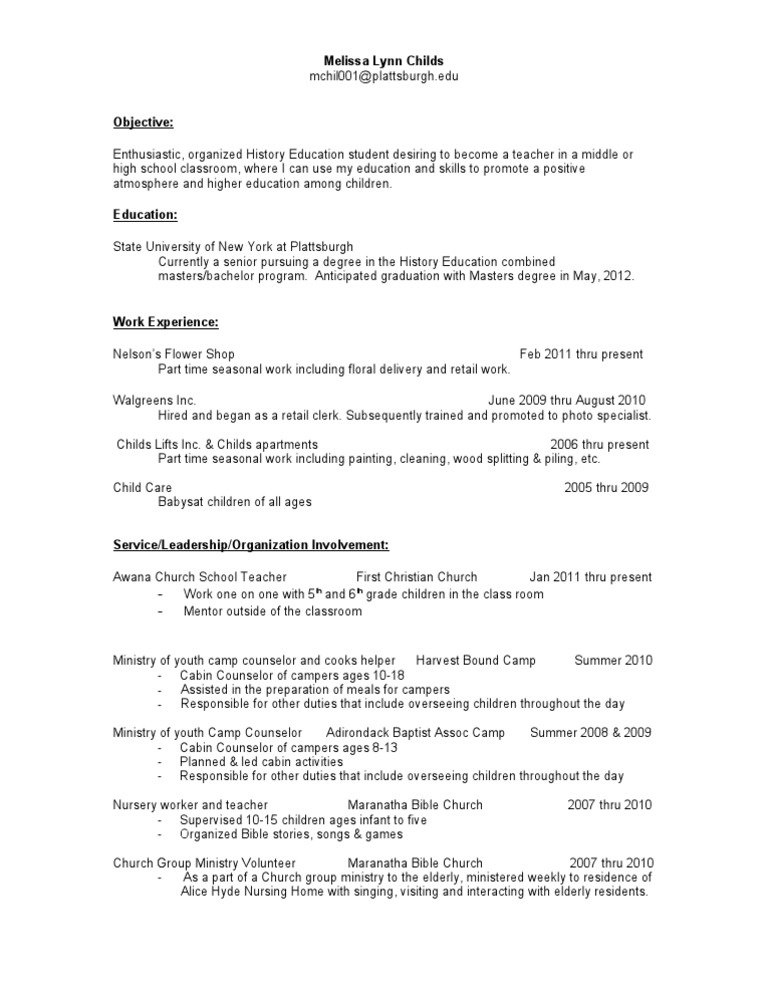 Melissa Resume | PDF