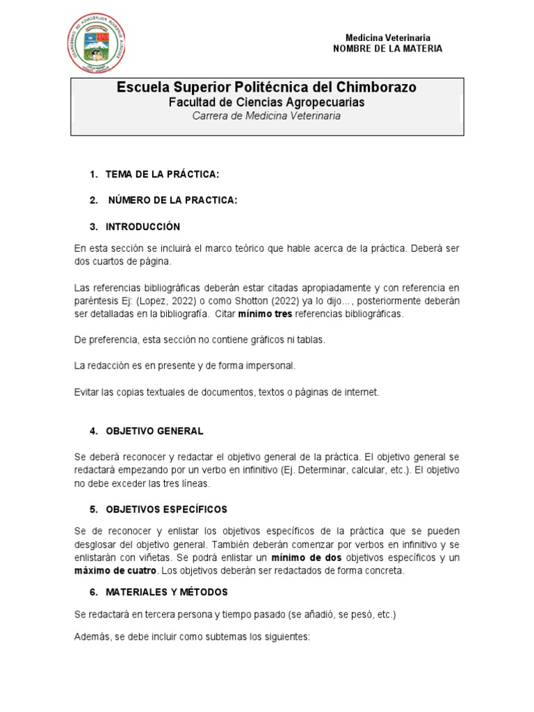 Formato Para Informe De Laboratorio 1 Pdf Citación Bibliografía