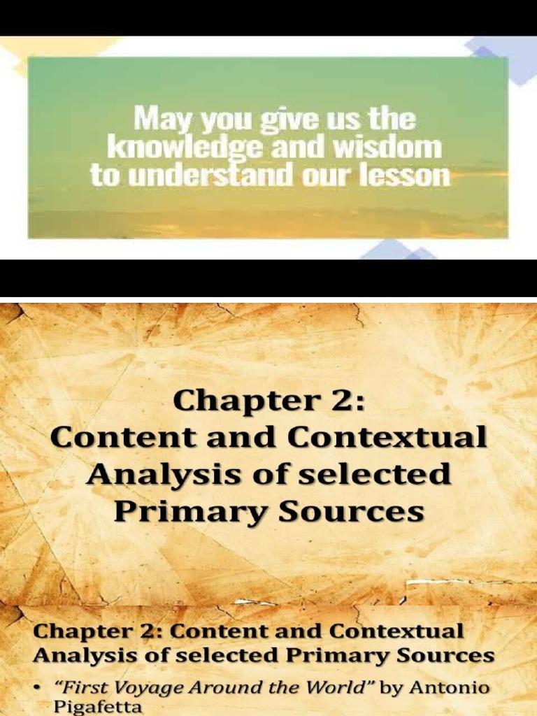 Content & Contextual Analysis | PDF