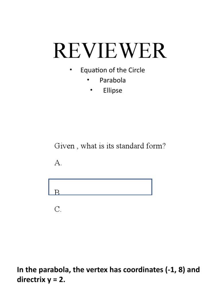Pre Calculus Reviewer | PDF