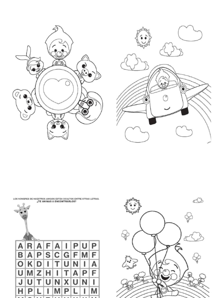 Colorear Plim Plim | PDF