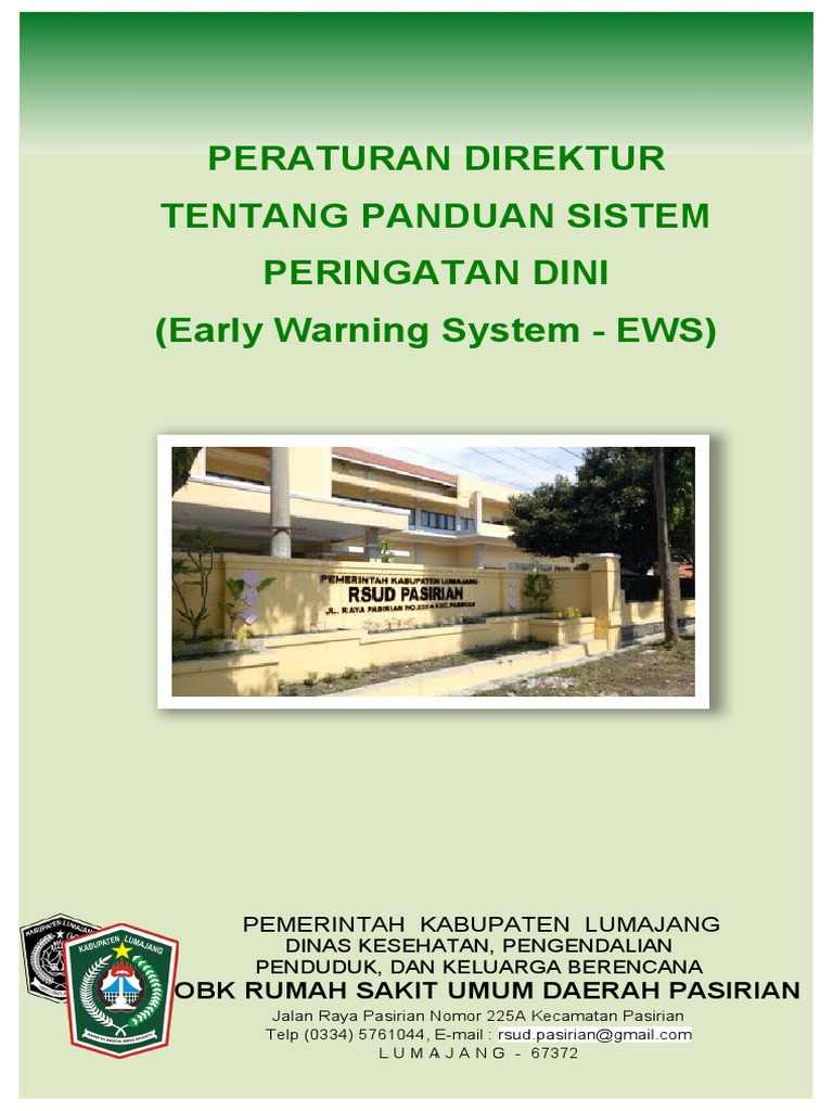 Panduan Sistem Peringatan Dini (Early Warning System - EWS) - 1 | PDF