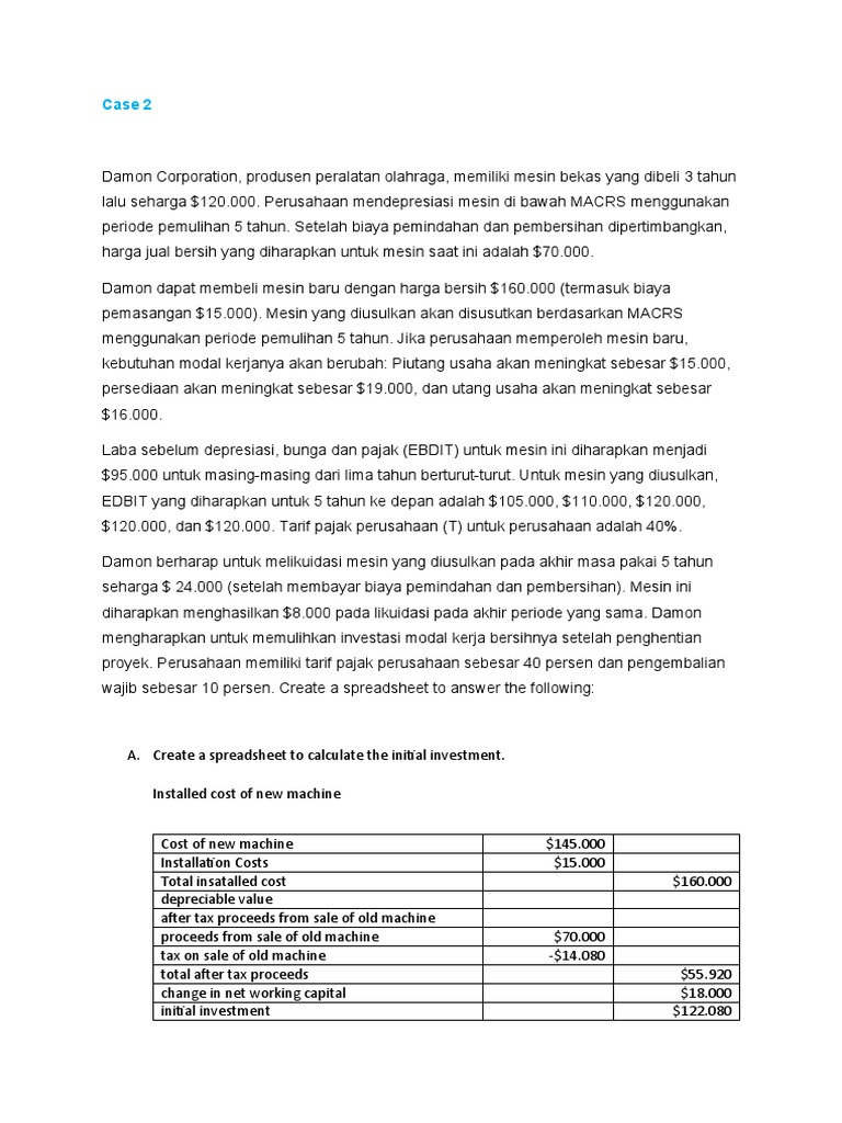 Group6 FINC6001005 Case2 | PDF