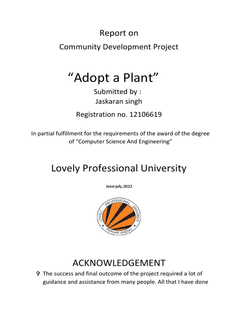 Adopt A Plant 2 | PDF | Trees | Natural Environment