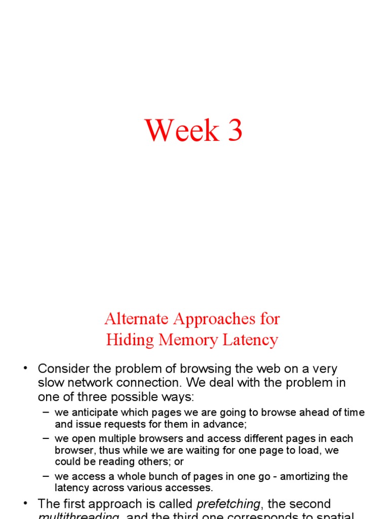 Chap2 Slides Week3 | PDF | Thread (Computing) | Parallel Computing