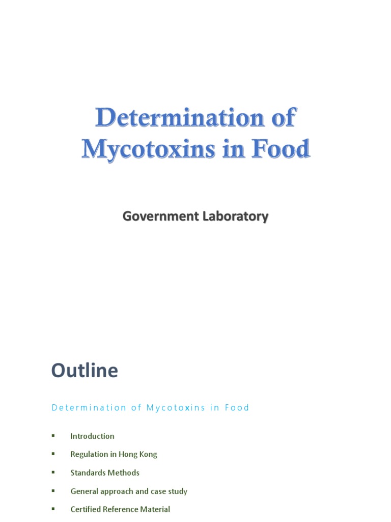 Determination of Mycotoxin Web Version | PDF | Mass Spectrometry | Mycotoxin