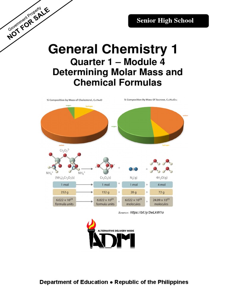 GeneralChemistry1 Q1 Mod4 Chemical-Formulas Ver-5 | PDF | Mole (Unit) | Molecules