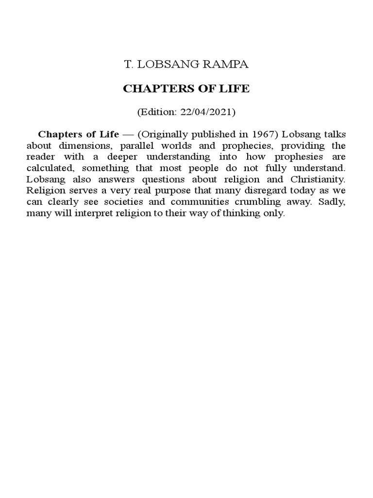9.Chapters-Of-Life Các Chương C A Cu C Đ I | PDF | Abraham | Jesus