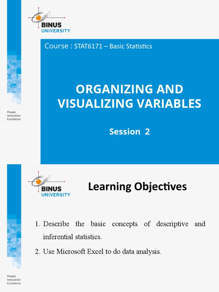 Organizing and Visualizing Variables | PDF