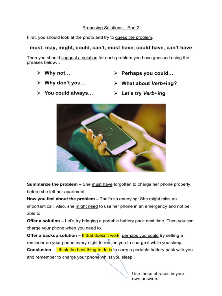 TOEIC 2 - Proposing A Solution Part 1 & 2 | PDF