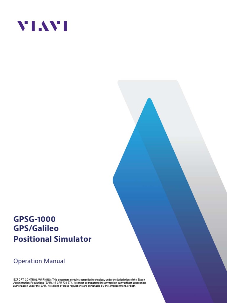 GPSG 1000 Ops | PDF | Electromagnetism | Electrical Components