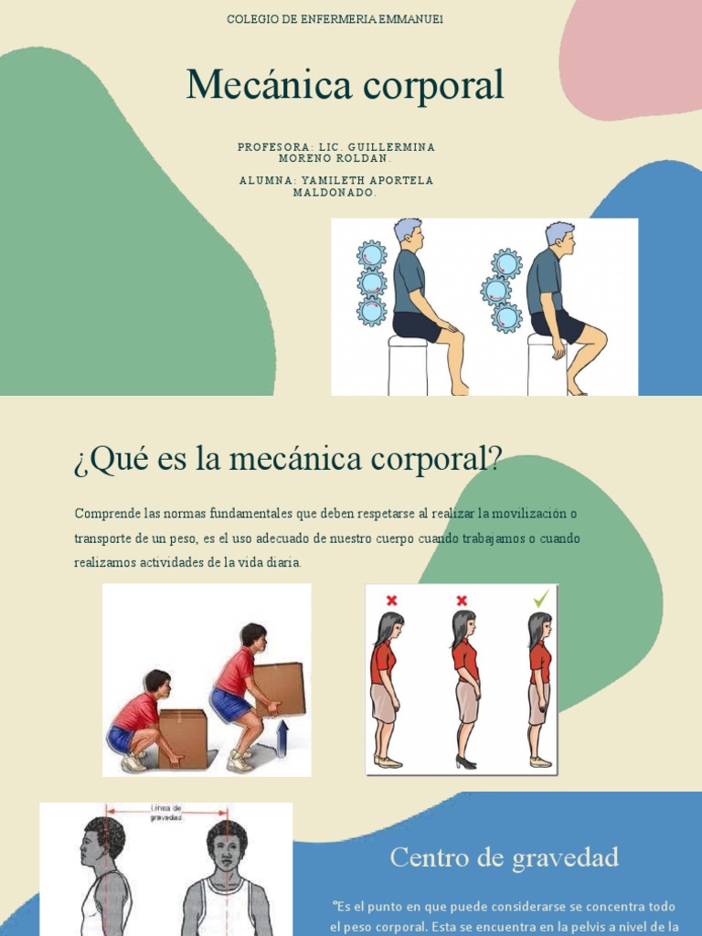Mecánica Corporal | PDF | La columna vertebral | Pie