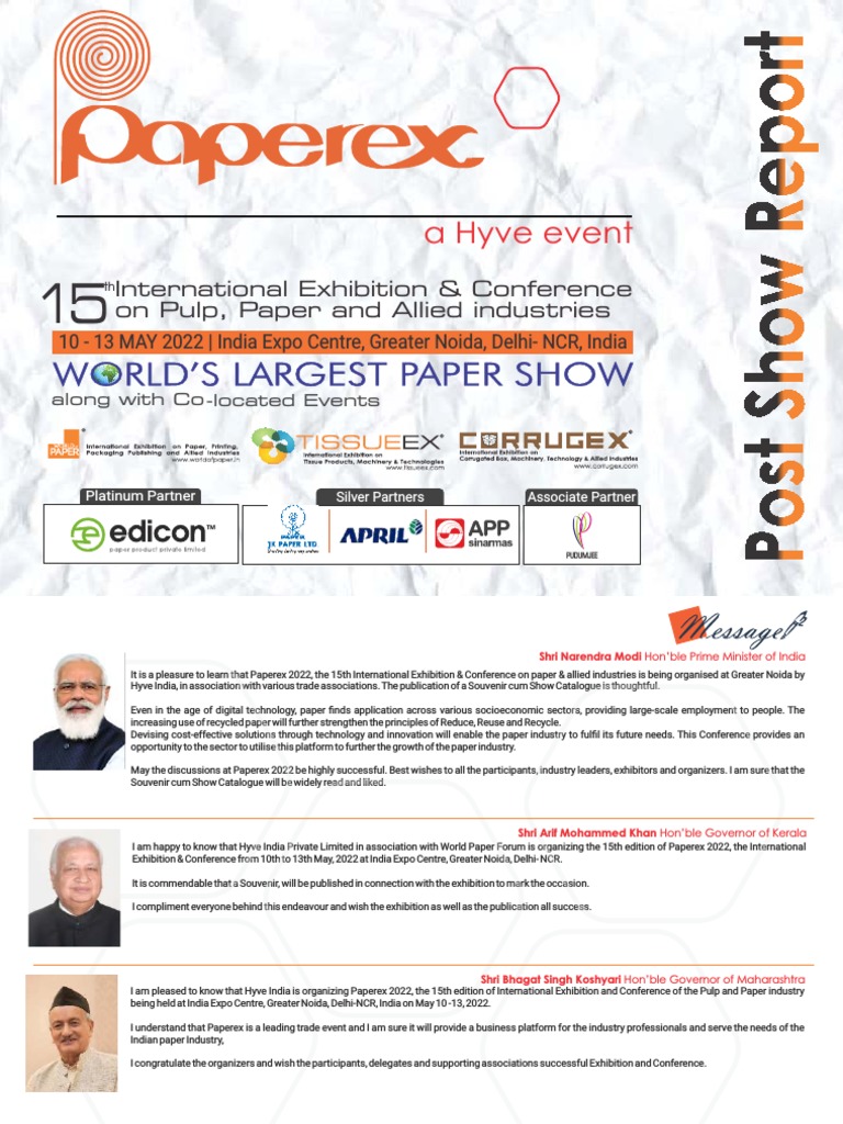 Paperex PSR Report 2022 Updt | PDF | Paper | Pulp (Paper)