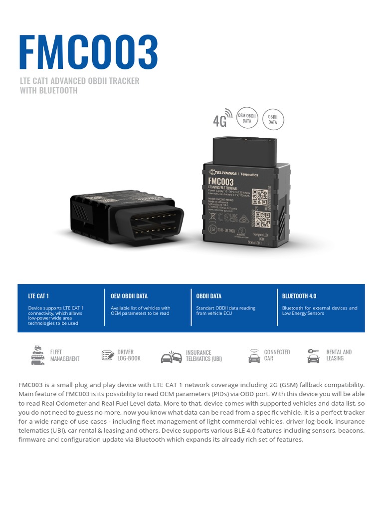 FMC003 Datasheet V1.4 | PDF | Bluetooth | Computing