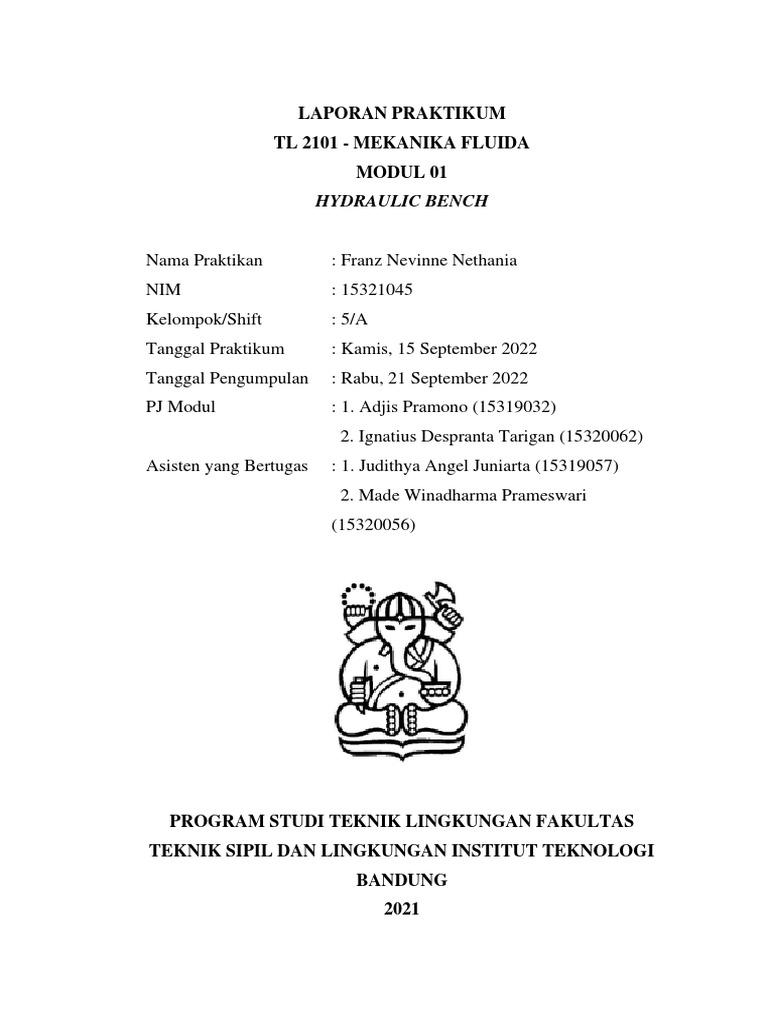 Laporan Praktikum Hydraulic Bench | PDF