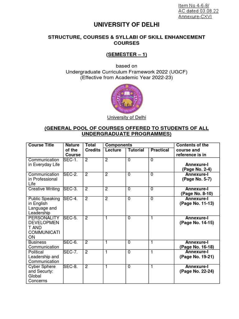 SEC - Courses NEP | PDF | Public Speaking | Cyberwarfare