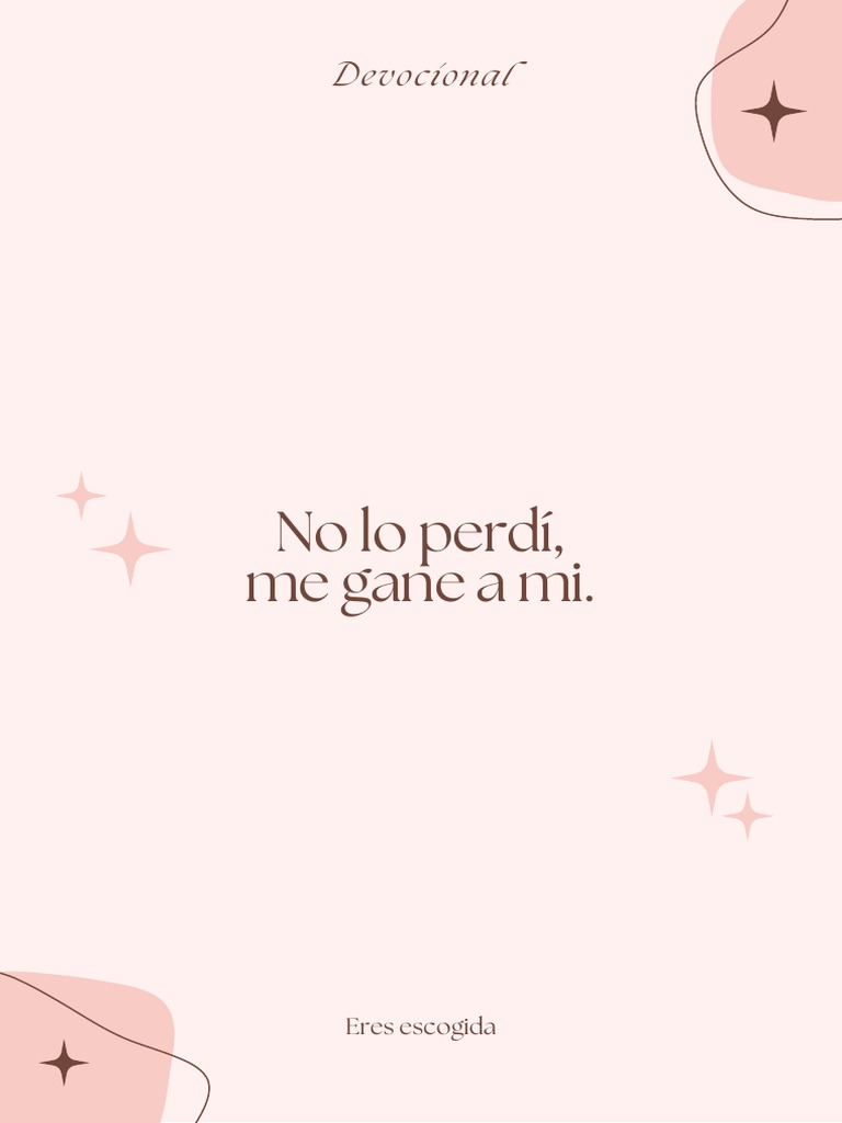 No+Lo+Perd ,+Me+Gane+a+Mi + | PDF | Amor | Dios