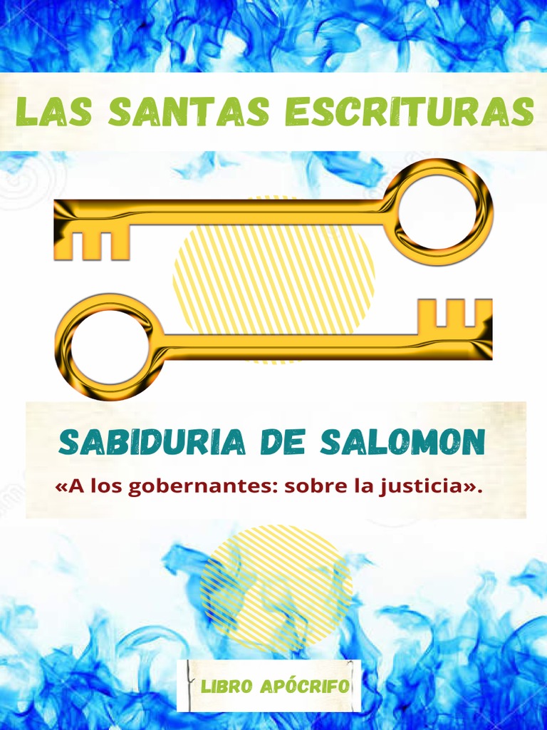 Sabiduría de Salomón ( A Los Gobernantes: Sobre La Justicia ) | PDF
