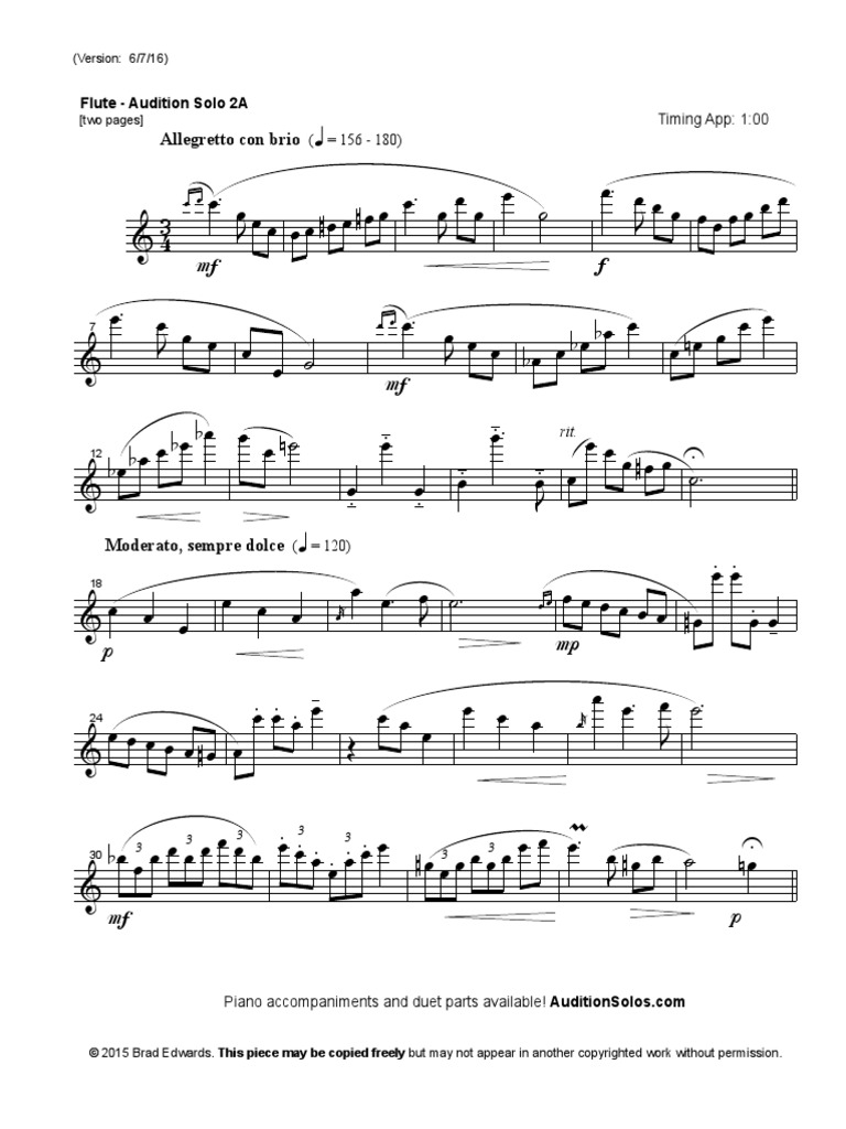 01 Flute 2A | PDF