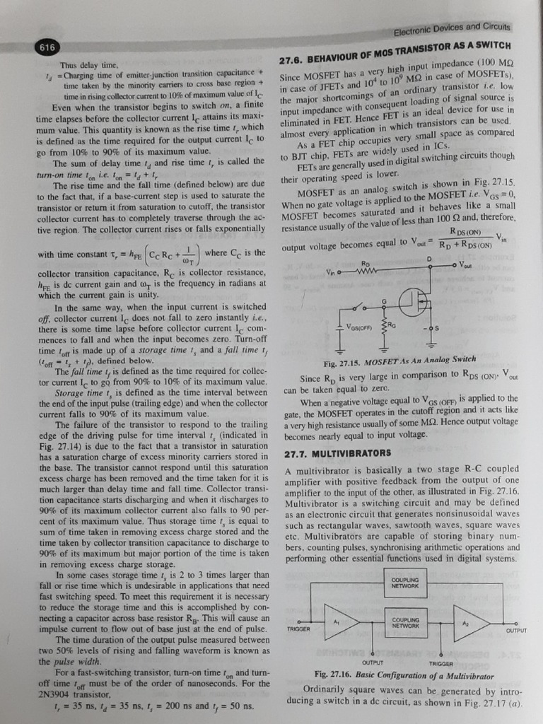 Multivibrator | PDF | Semiconductors | Computer Engineering