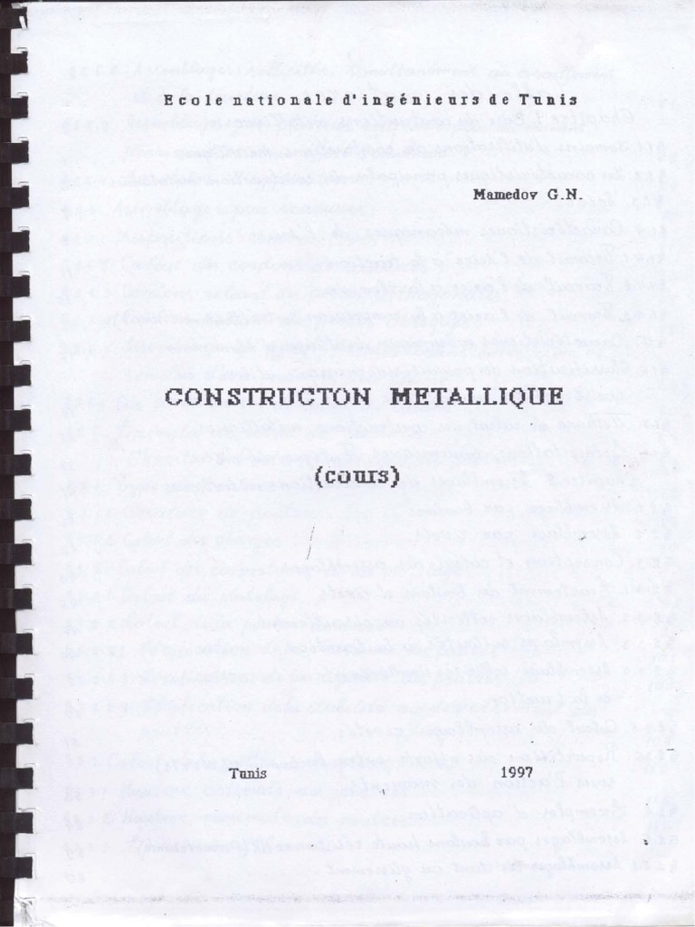 Cours Construction Metallique | PDF
