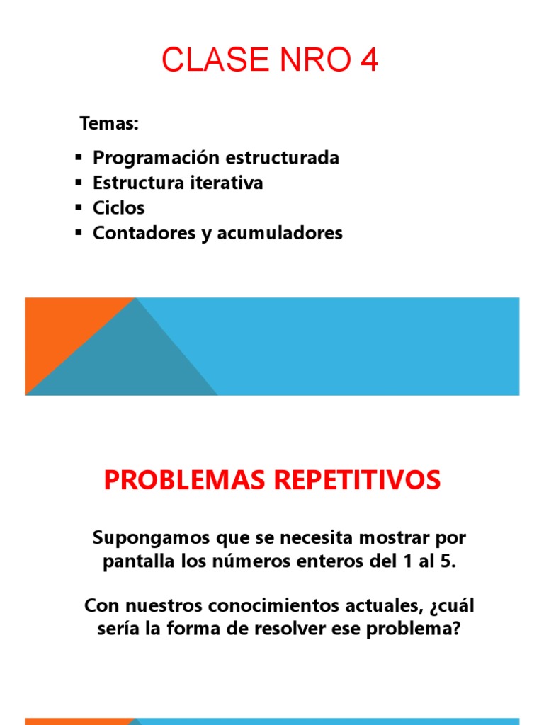 Clase 4 Pdf Python Lenguaje De Programación Programación De Computadoras 