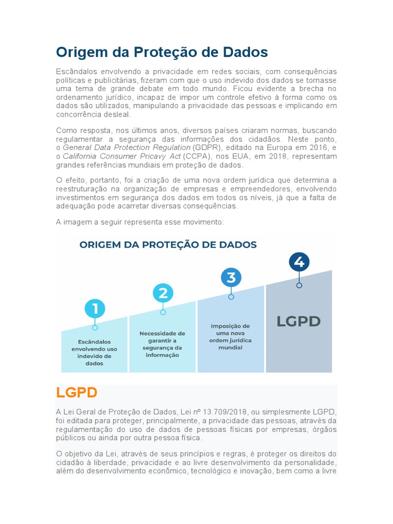 LGPD | PDF | Constituição | Dados