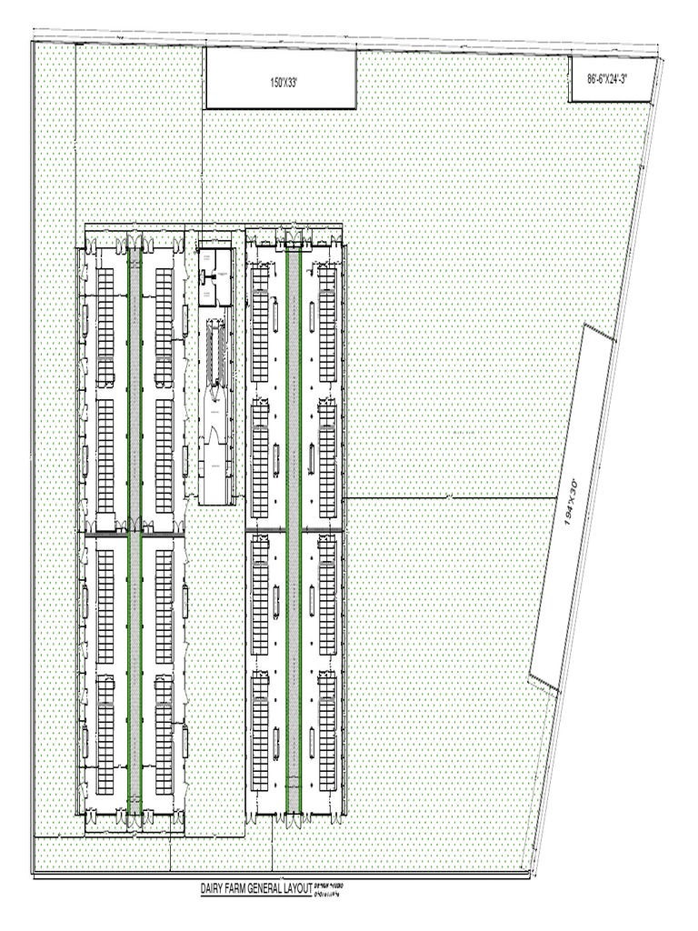 Dairy Farm Layout Design Plan | PDF | Dairy | Food Industry