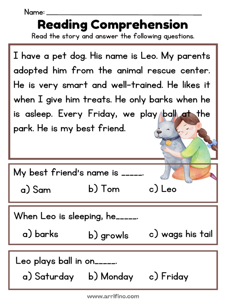 Short A #1 CVC Stories Reading Comprehension English Worksheet | PDF ...