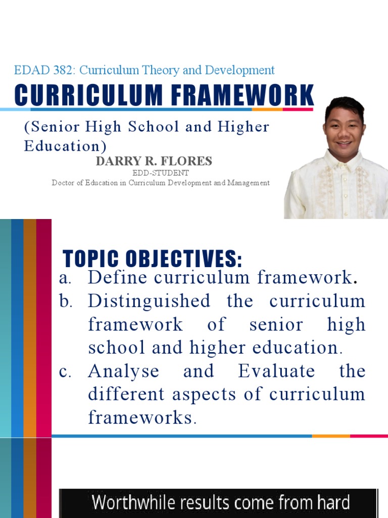 Curriculum Framework Senior High School and Higher Ed | PDF ...