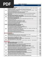 Tarifario Servicios Renap | PDF