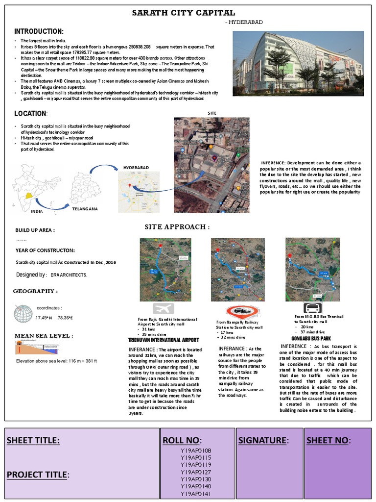 Sarath City Mall Desktop Final | PDF | Earth Sciences