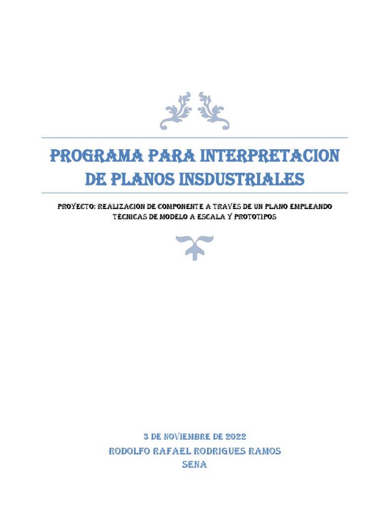 Act# 4 Interpretacion de Planos | Descargar gratis PDF | Dibujo | Ingeniería