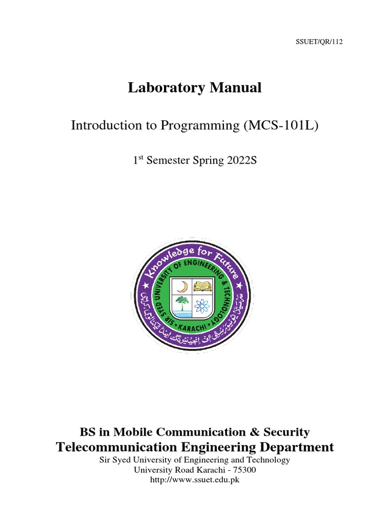 Starting Pages Lab Manual - Student | PDF | Laboratories | Simulation