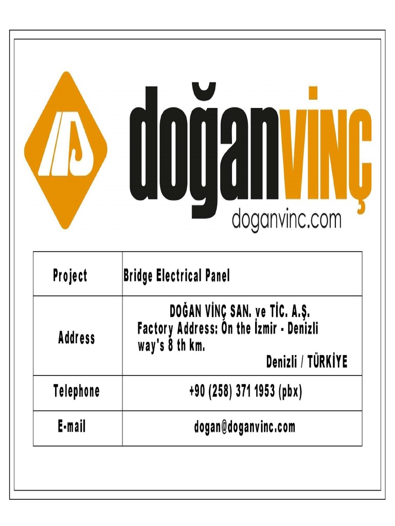 Bridge Electrical Panel | PDF
