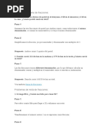 10 Ejemplos De En Que Utilizamos Las Fracciones En La Vida Cotidiana Pdf