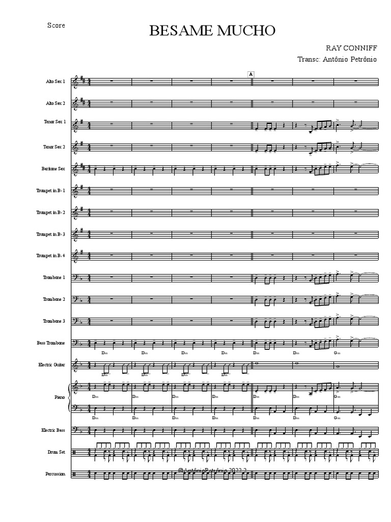 Besame Mucho Score PDF | PDF